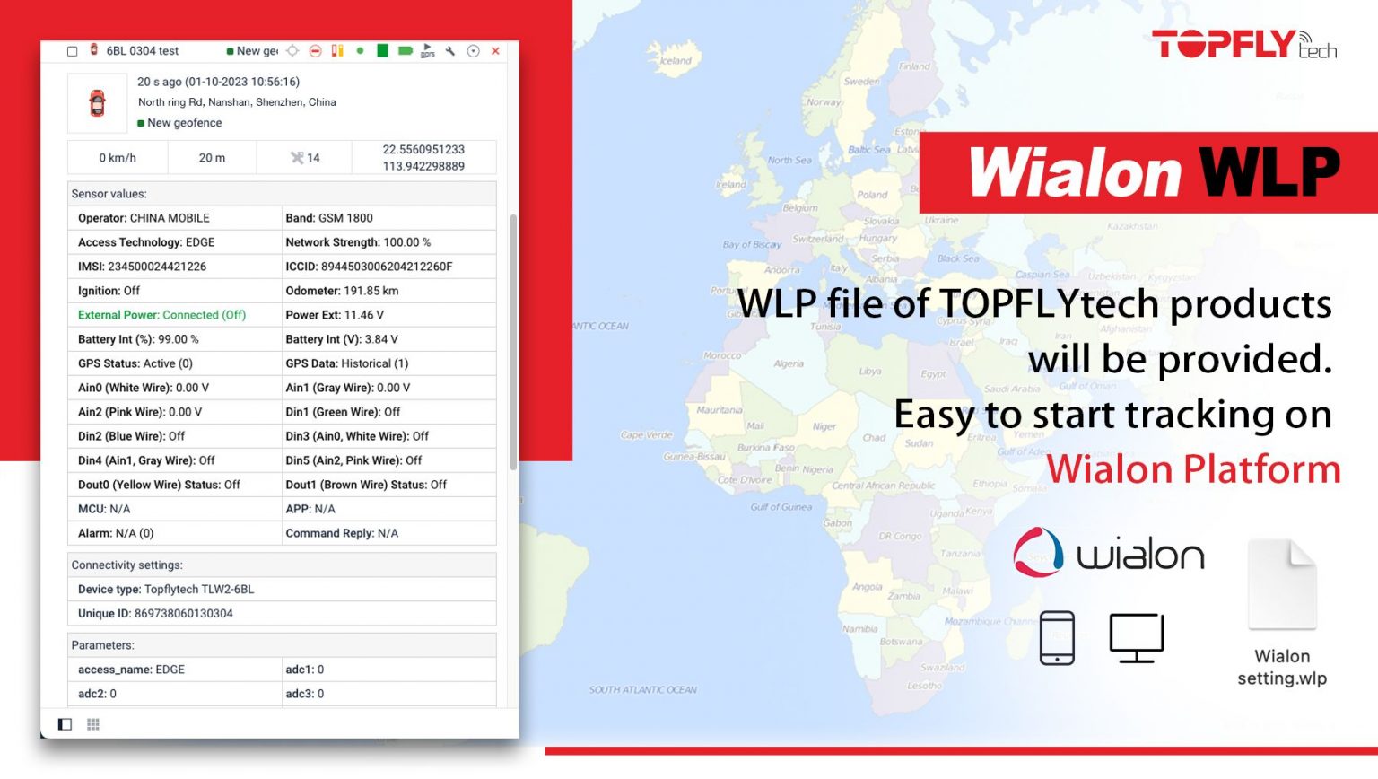 Wialon WLP - TOPFLYtech