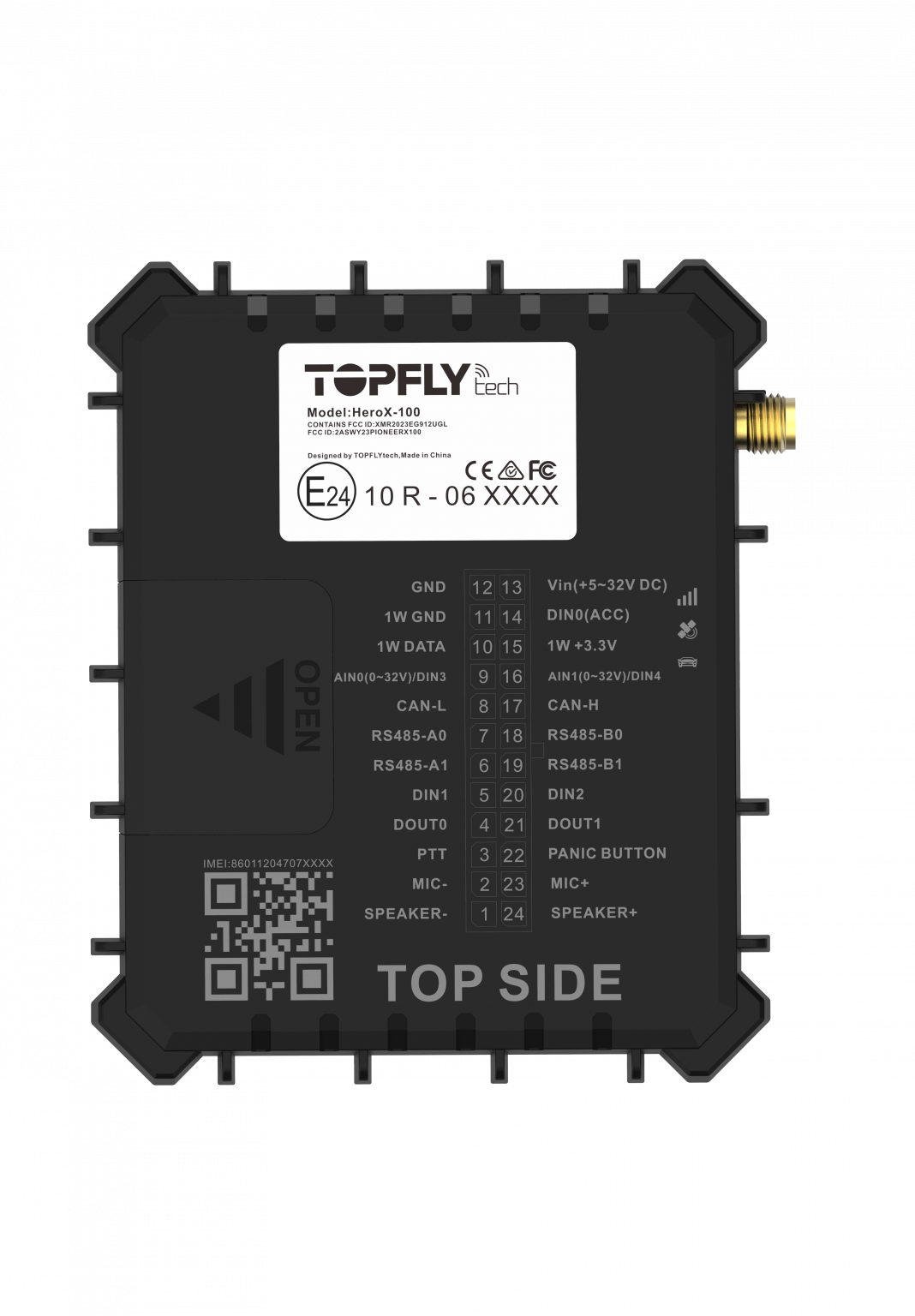 HeroX 100 (4G CAT-1) - TOPFLYtech